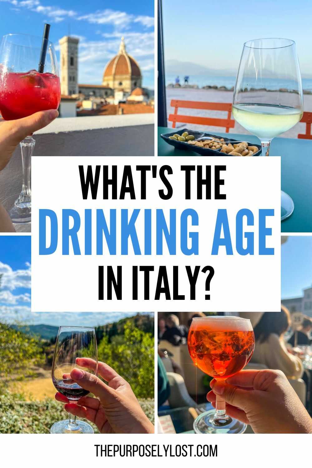 A Quick Guide To The Drinking Laws In Italy — The Purposely Lost
